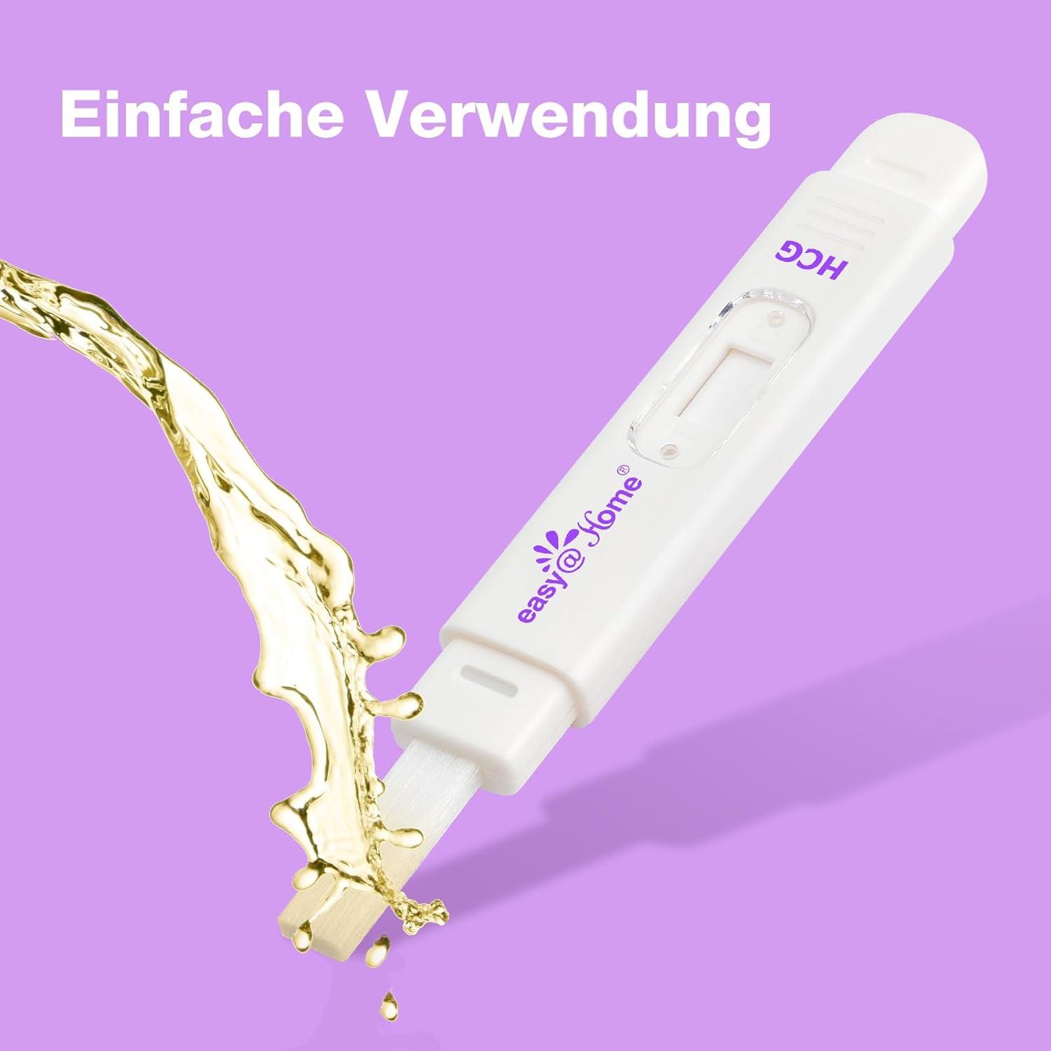 Easy Home 5x Early Pregnancy Test - Ultra Sensitive 10 miu/ml HCG Tests ...