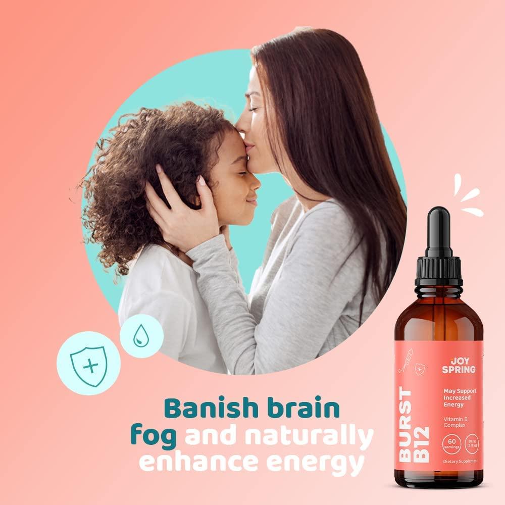 Kids Liquid B12 Complex Supplement - Herbal Vitamin Drops for Immune ...