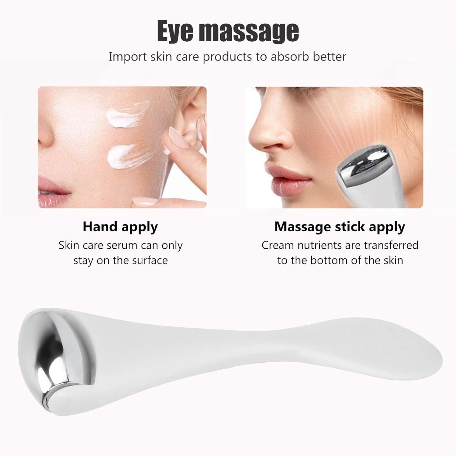 Mini Stainless Steel Eye Ice Roller | Reduce Wrinkles | Handheld Skin ...