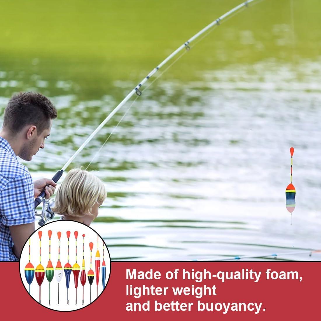 BCZR 10-Piece Fishing Pose Set for Trout & Swimmers - Versatile Sizing ...