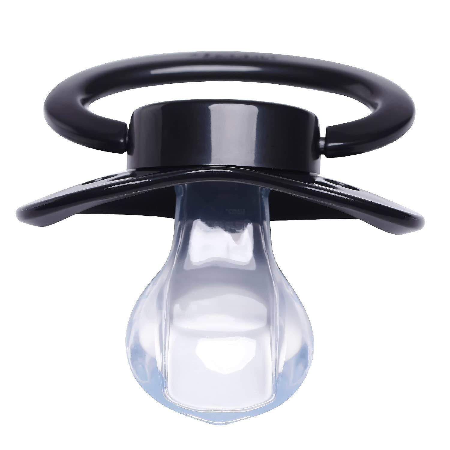 LittleForBig 3-Pacifier Pack BigShield Adult Sized Gen-1 Black White Green