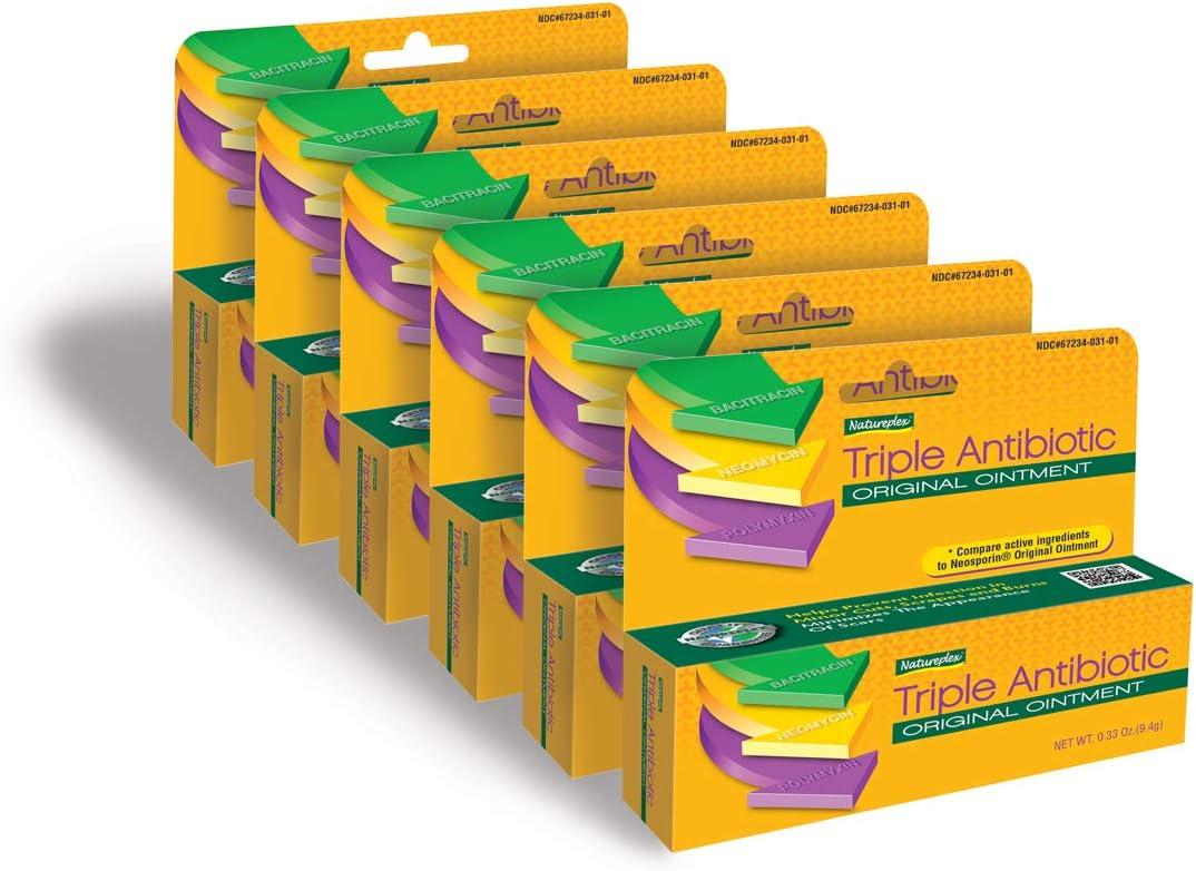 Natureplex Triple Antibiotic Original Ointment 0.33 oz Tube - 4 Pack ...