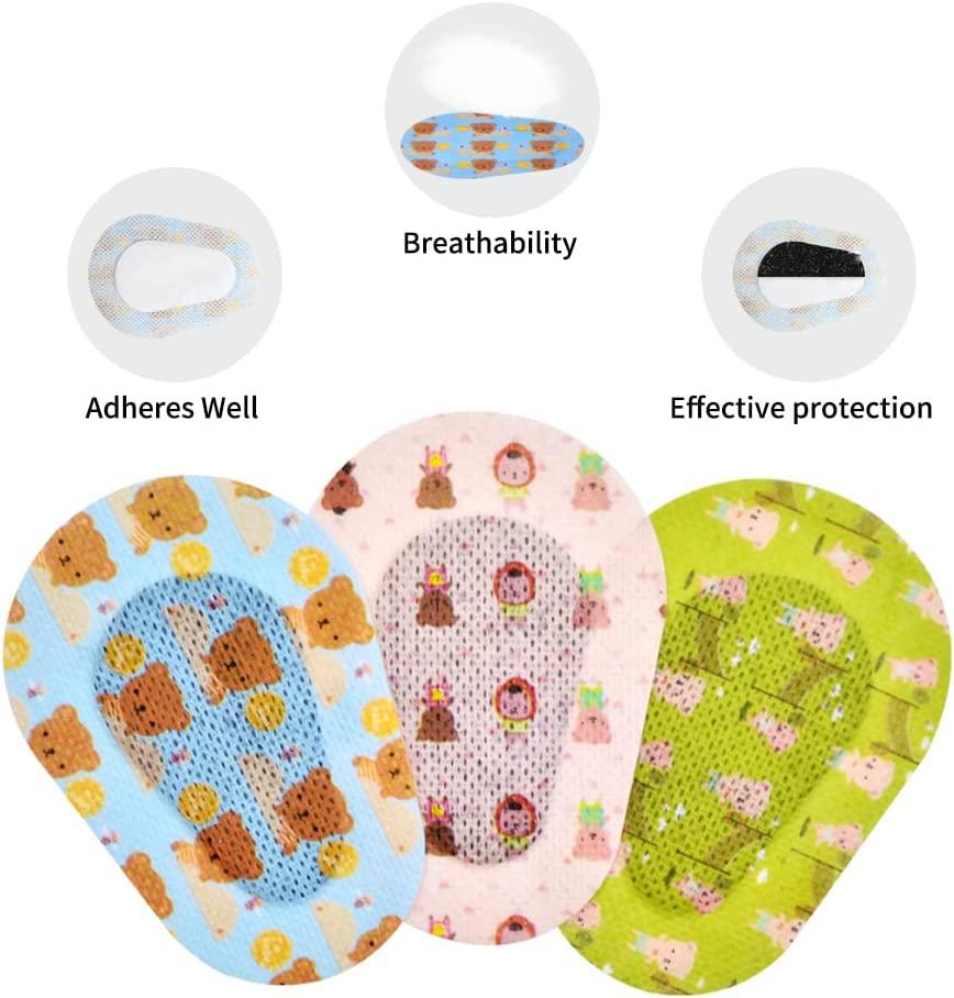AndicAge Adhesive Eye Patches for Kids - 60 Count - 3 Designs ...