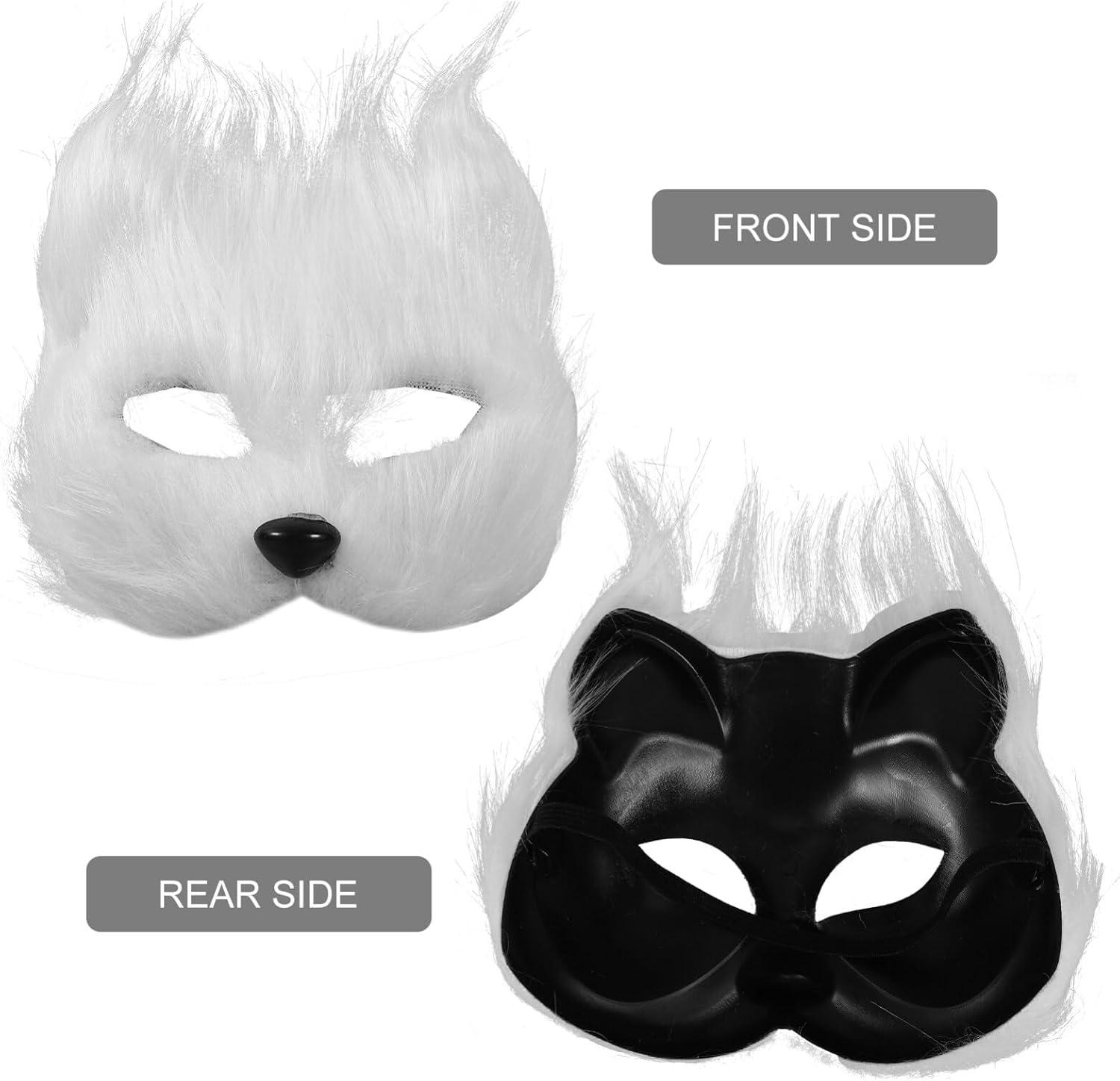 Realistic Therian Mask - Plush Cat & Fox Masks for Parties | TOYANDONA ...