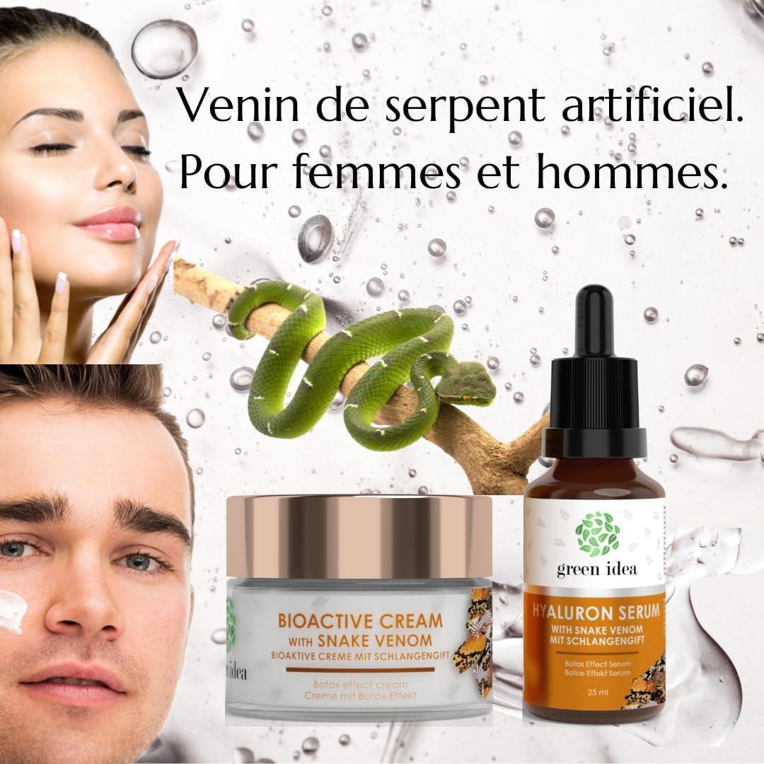 Green idea - Snake venom cream - Btox effect - Immediate face lifting ...