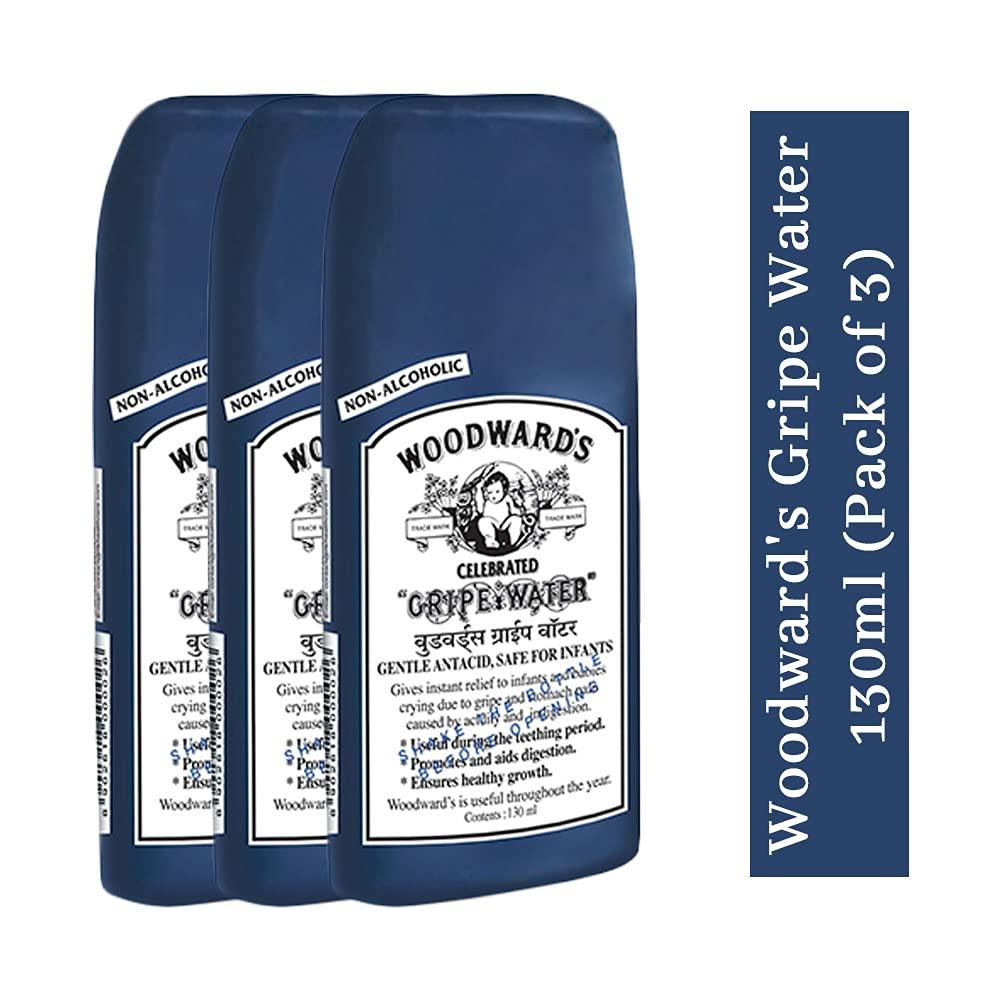 Woodward's Gripe Water 130ml - Pack of 3 | Soothing Relief for Babies ...