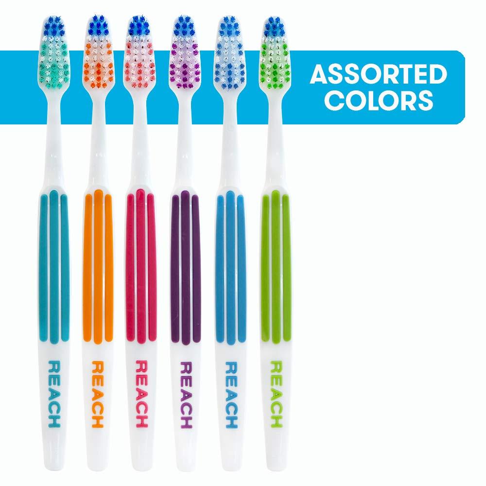 REACH Advanced Design Soft Toothbrushes 2-Count - Pack of 6 - Best ...