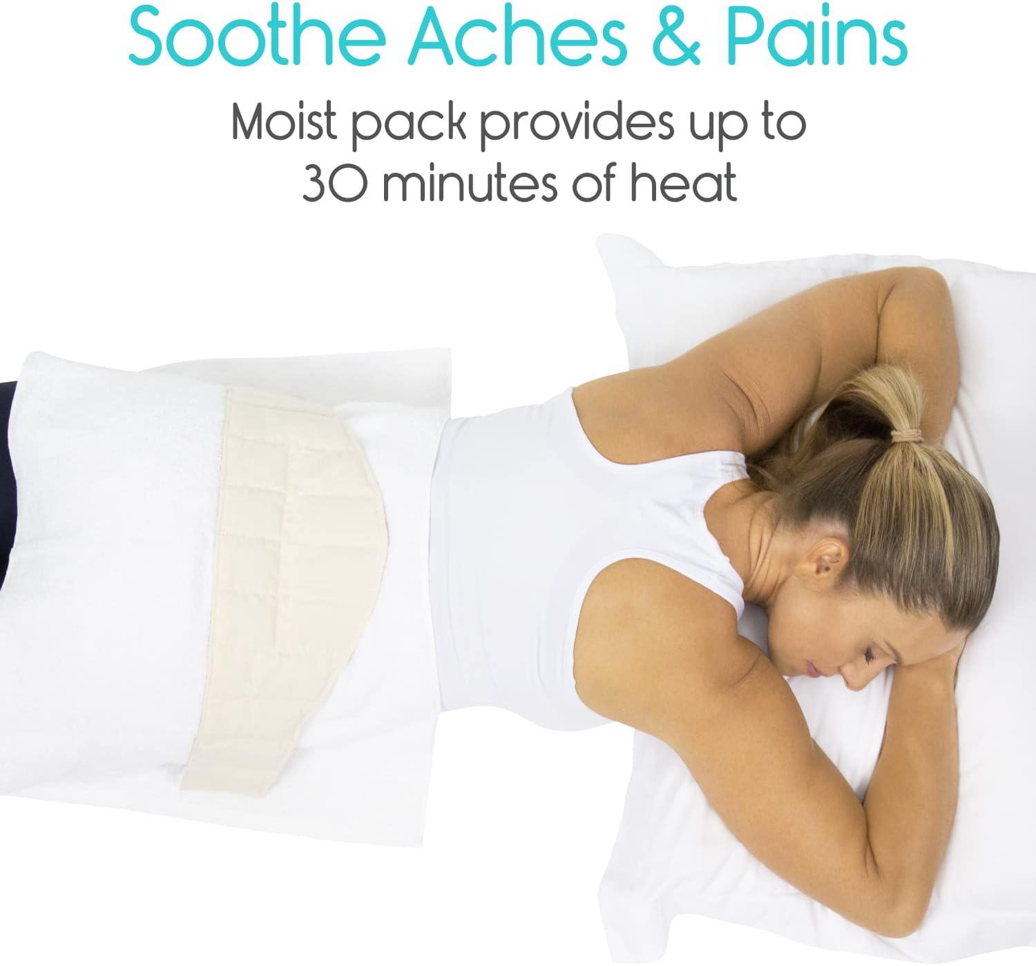 Vive Hydrocollator Contour Neck Pack - Moist Heating Pad for Neck and ...