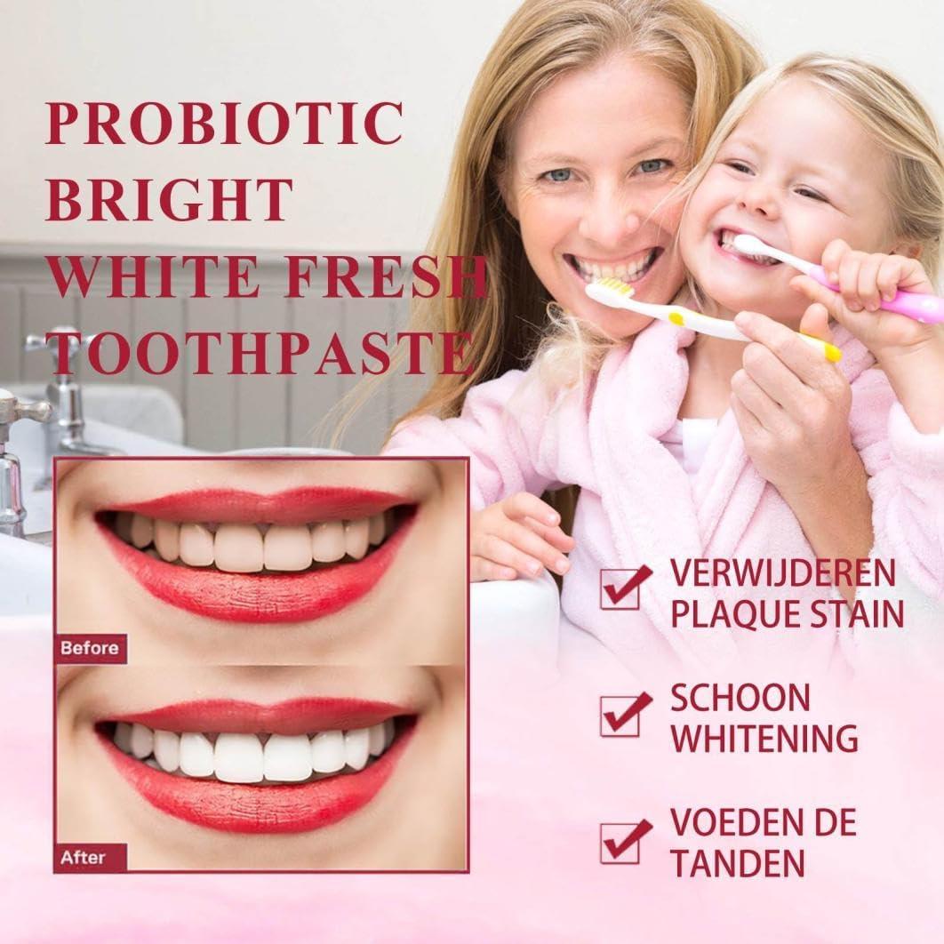SP-4 Probiotic Ultra Whitening Toothpaste | Fluoride-Free & Gum Health ...