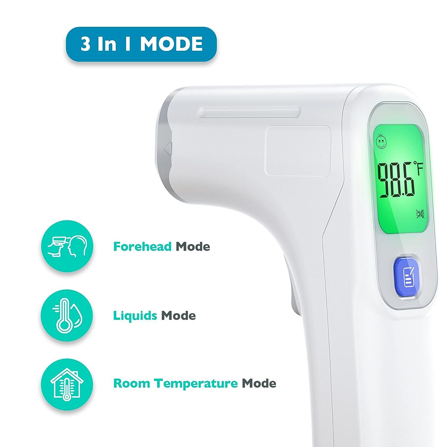 JASUN Non-Contact Infrared Forehead Thermometer - Accurate Instant ...
