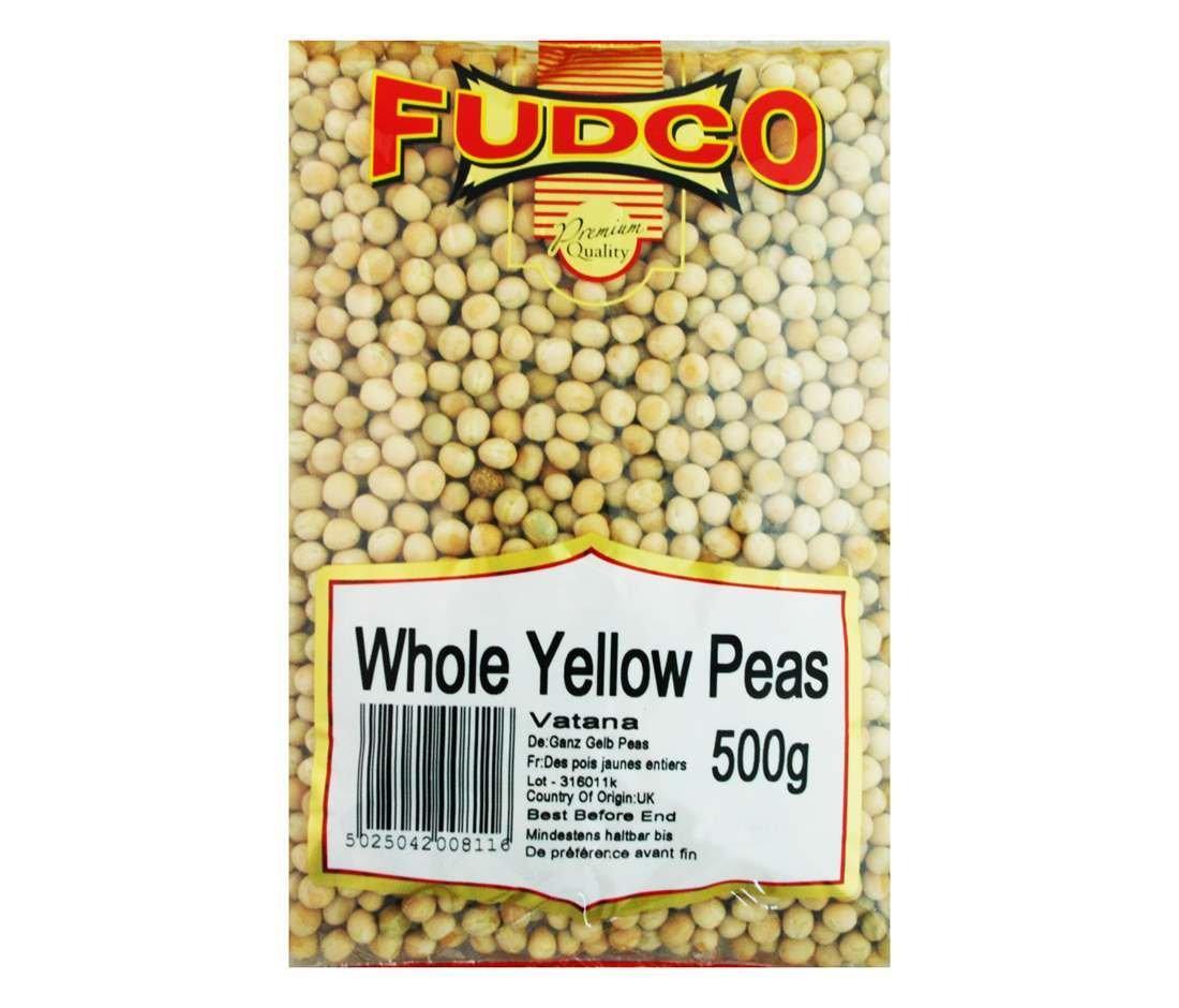 Fudco Whole Yellow Peas (Vatana) 500g - Premium Quality | Buy Online ...