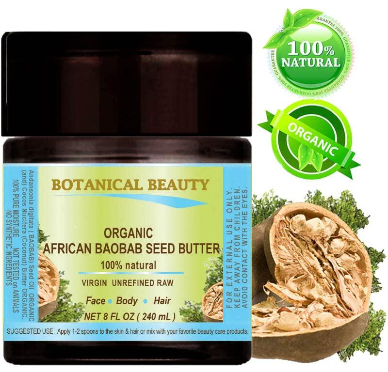 Organic Baobab Oil Butter - 100% Natural, Raw, Virgin, Unrefined - Skin ...