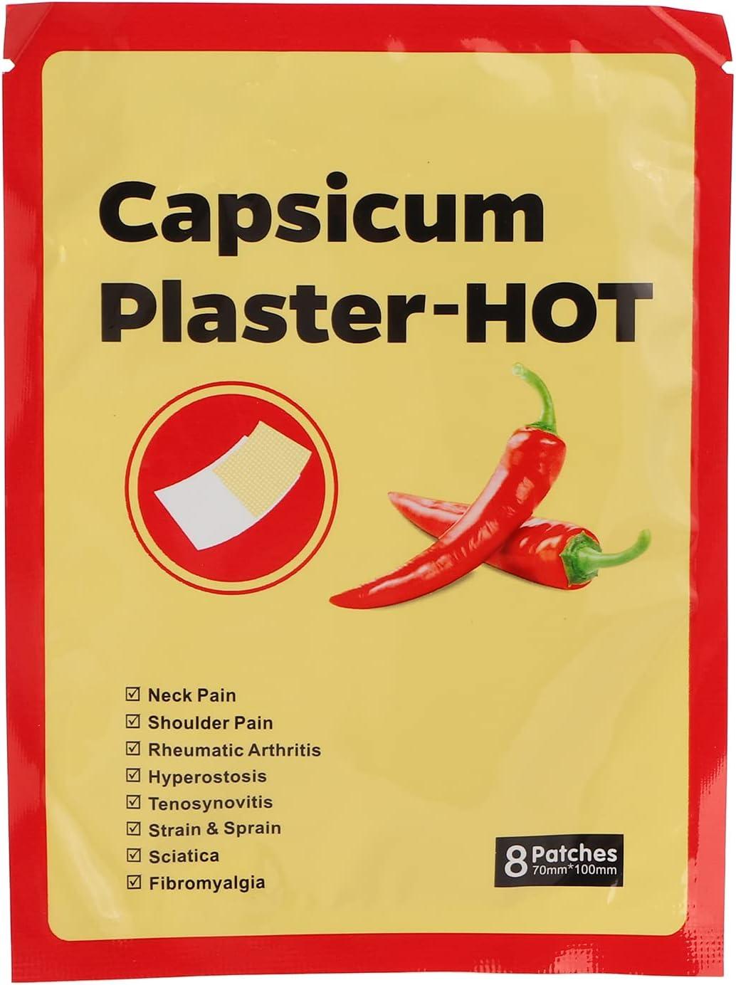 40pcs Capsaicin Back Pain Relief Patches for Muscle Strain - Breathable ...