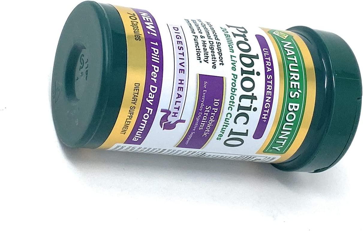 Nature's Bounty Ultra Strength Probiotic 10 - 70 Capsules | Digestive ...