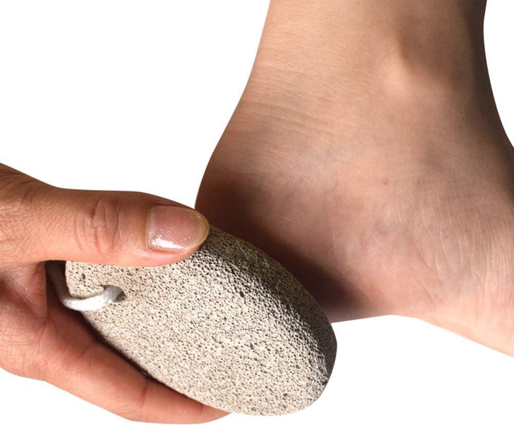 Pumice Stone and Stainless Steel Foot File Set for Smooth, Soft Feet ...