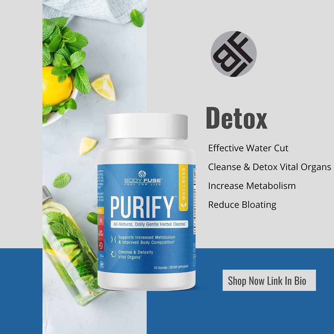 Body Fuse Purify Herbal Cleanse - Internal Organ & GI Detox - 30 ...