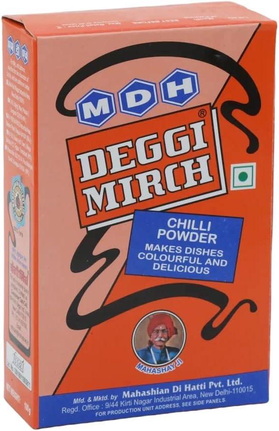 MDH Deggi Mirch 100g (Pack of 3)- Enhances the flavours of the meal - A ...