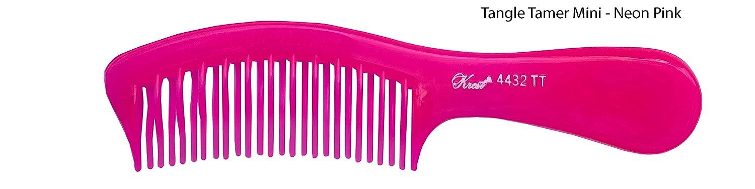 Krest Teal Tangle Tamer Curved Tooth Comb - Detangle Hair Effortlessly ...