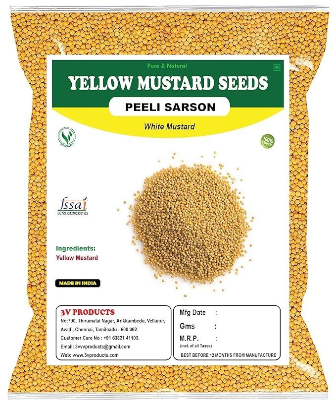 Yellow Mustard Seeds 150g | Peeli Sarson | White Mustard | Sarso Seeds ...