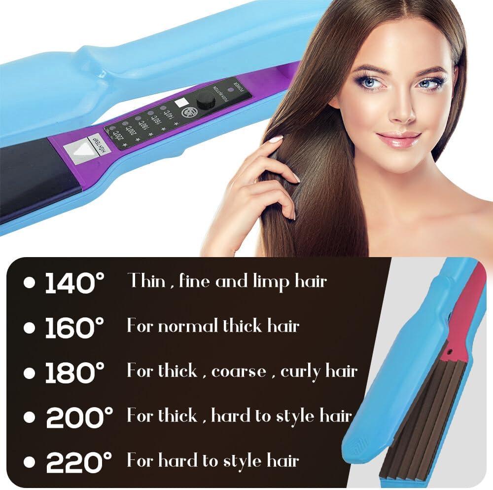 HOVCEH Crimping Iron for Hair Crimper for Hair Crimper Hair Iron Plates ...