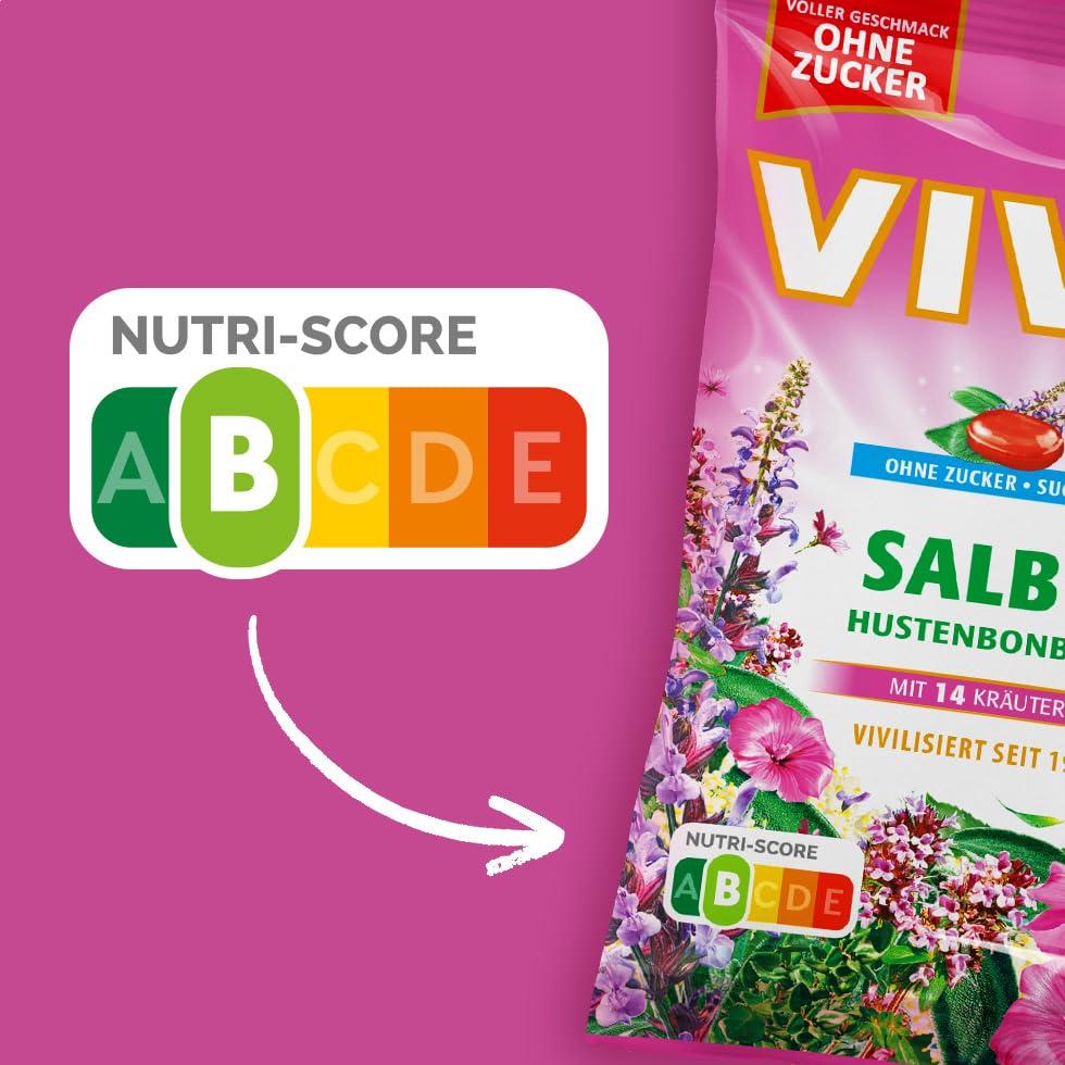 VIVIL Sage Cough Drops with 14 Herbs - Sugar-Free & Vegan - 5 Bags ...