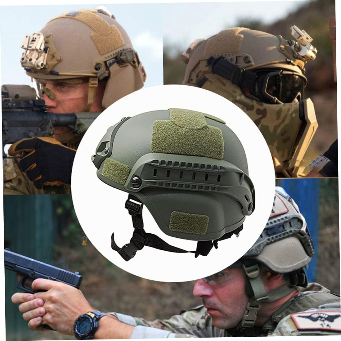 Maylfre Airsoft Helmet - Adjustable Tactical Helmet with NVG Holder ...