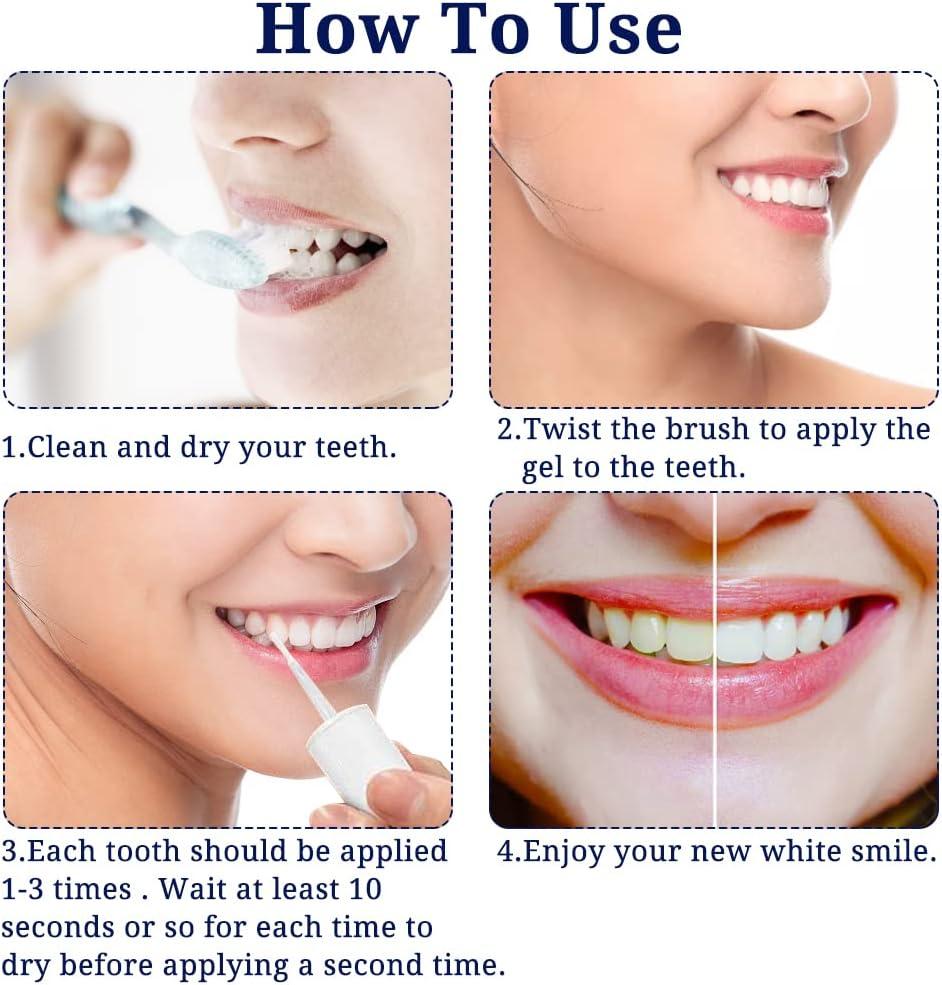 Instant Teeth Whitening Gel - Upright White for Immediate Brightening ...