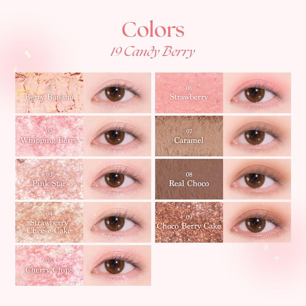 Dasique Shadow Palette 19 Candy Berry - Vegan & Cruelty-Free | 9 ...