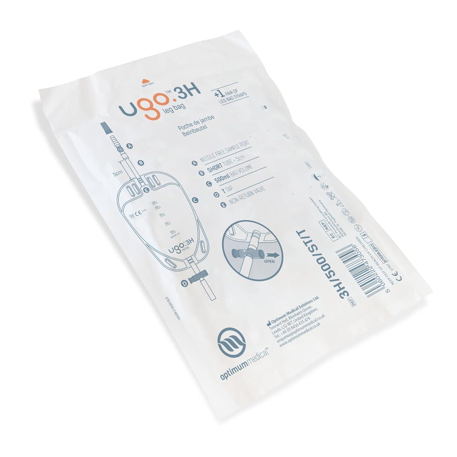 Buy Ugo's Leg Pockets for Urinary Drainage - T & Lever-Shaped Catheter ...