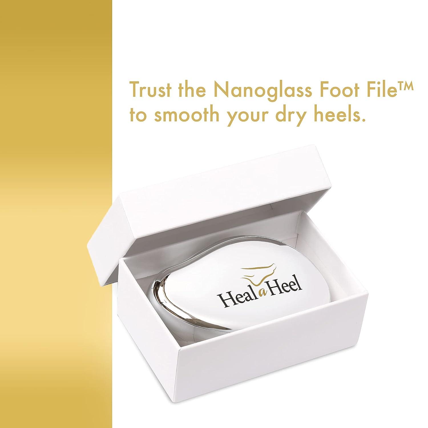 Heal A Heel NanoGlass Foot File - Callus Remover for Cracked Heels ...