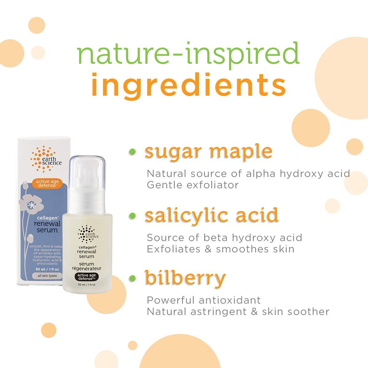Earth Science Active Age Defense Cellagen Renewal Serum 1 oz - Anti ...