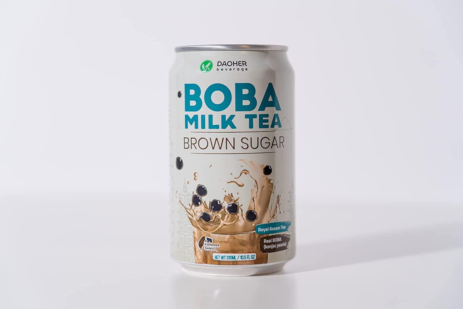 DaoHer Brown Sugar BOBA Milk Tea Multipacks (12 Pack) - Authentic ...