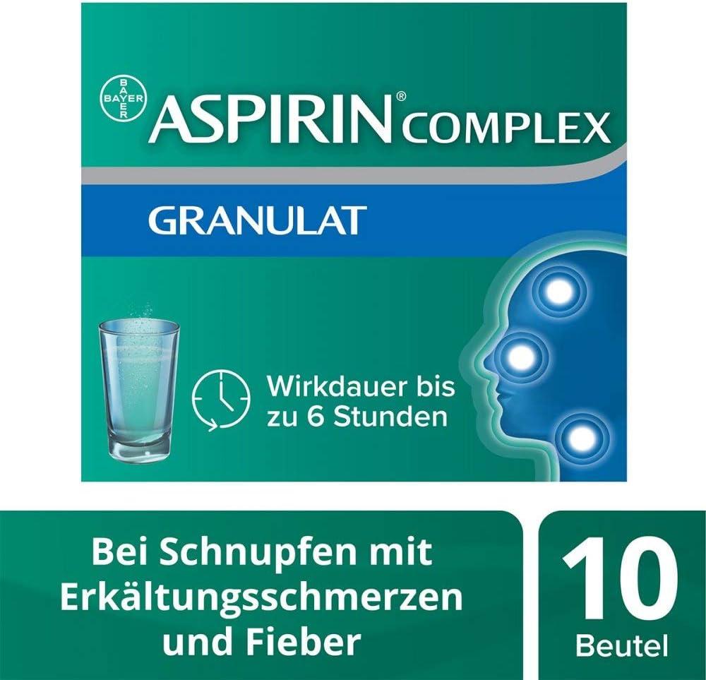 Aspirin Complex - Fast Relief for Colds & Flu | 10 Bags for Runny Nose ...