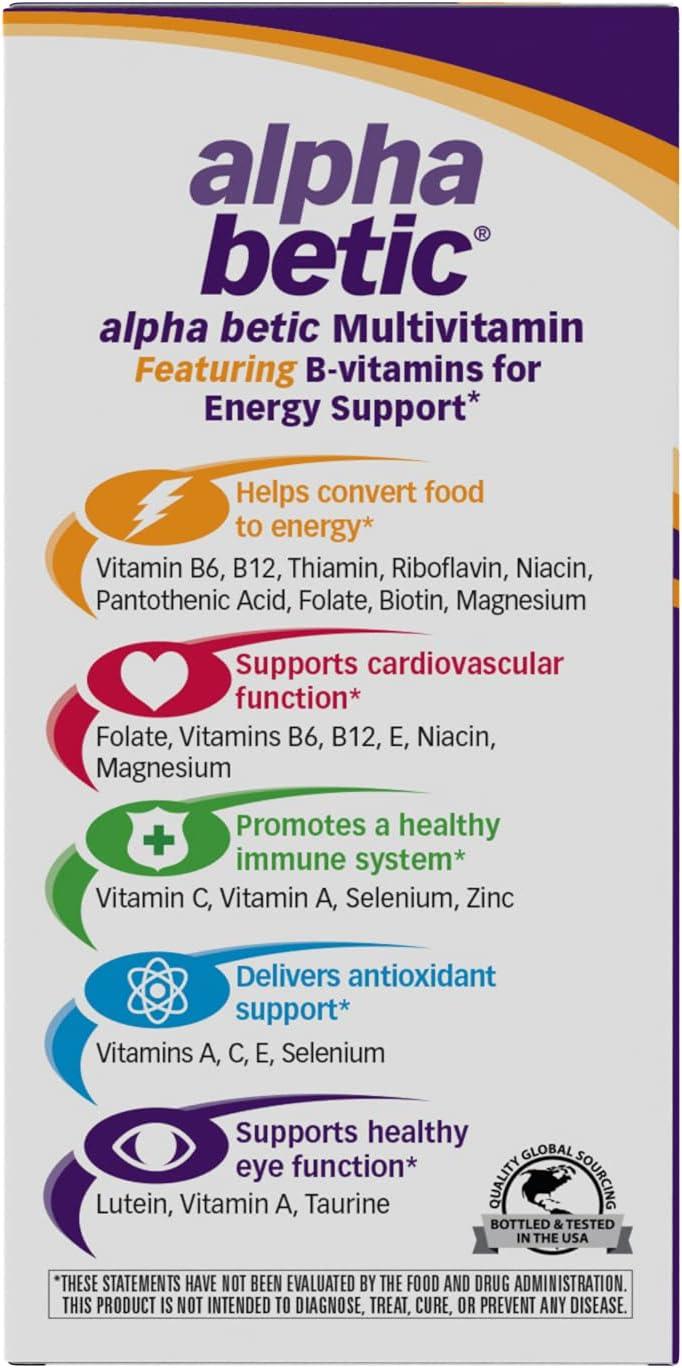 Nature's Way Alpha betic Multivitamin Energy Support 30 Count - Boost ...