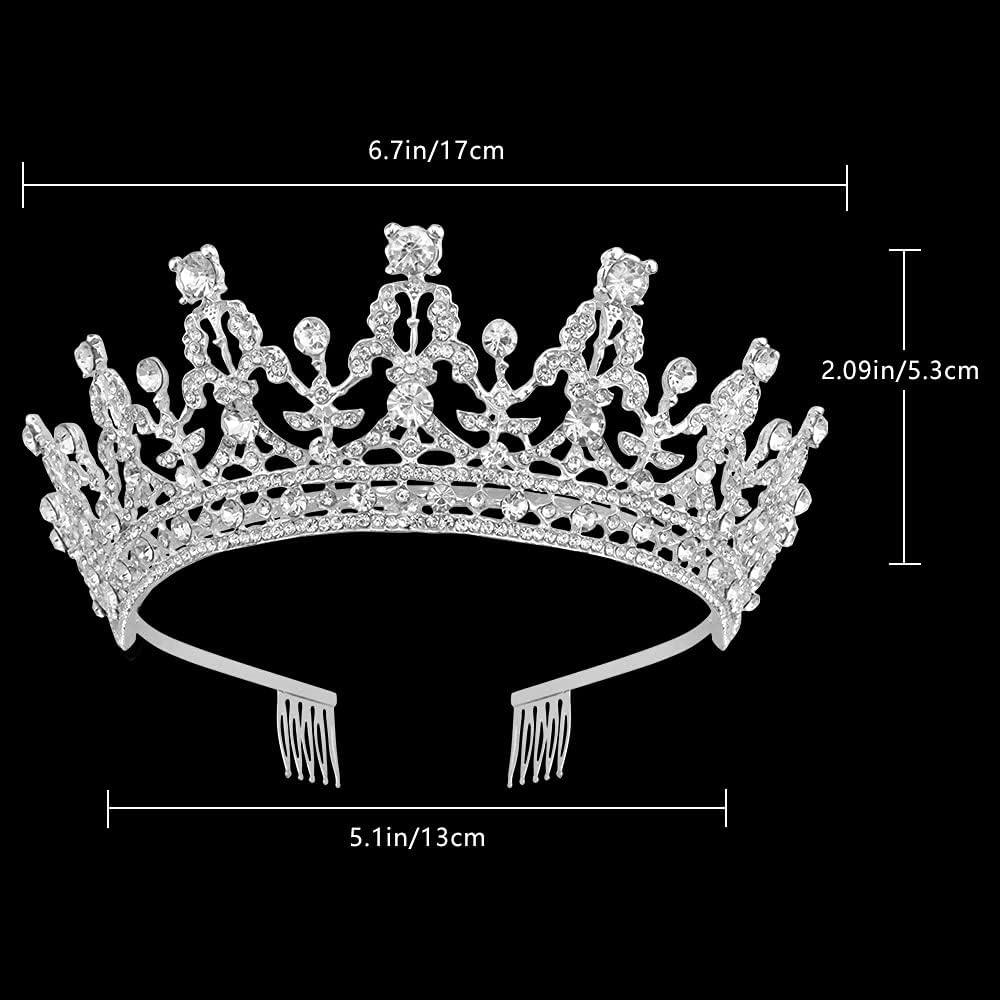 NODG Silver Tiaras for Women - Wedding Prom Bridal Party Hair ...