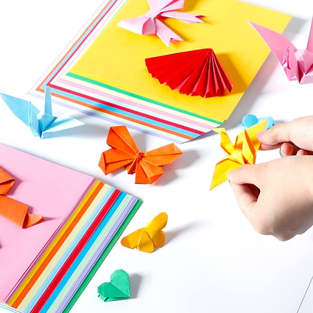 Miduole Origami Paper Pack - 200 Sheets | 20 Colors | Double Sided - 6 ...