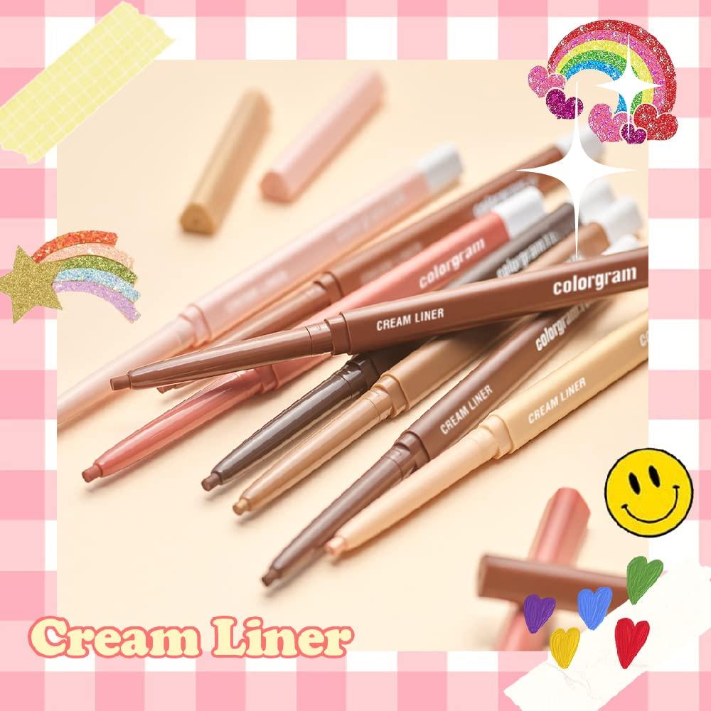 COLORGRAM Cream Liner 0.25g - True Beauty K-Drama Makeup | Intense ...