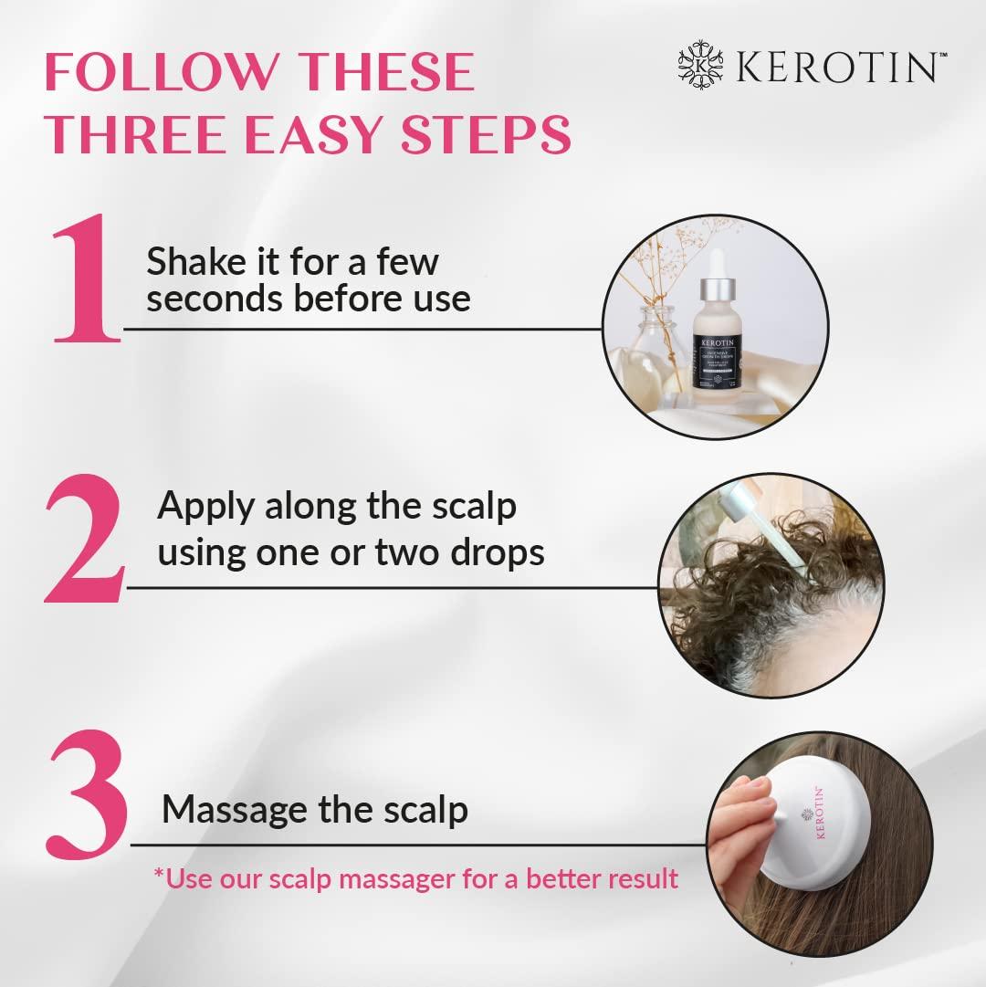 Kerotin Intensive Hair Growth Serum - Boost Natural Hair Growth, Reduce ...