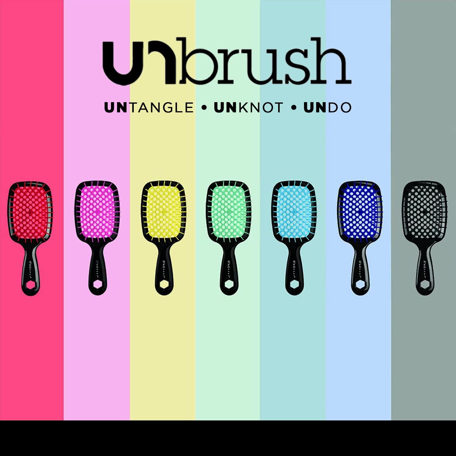 FHI HEAT UNbrush Vented Detangling Hair Brush Pink - Wet & Dry, 1 Count ...