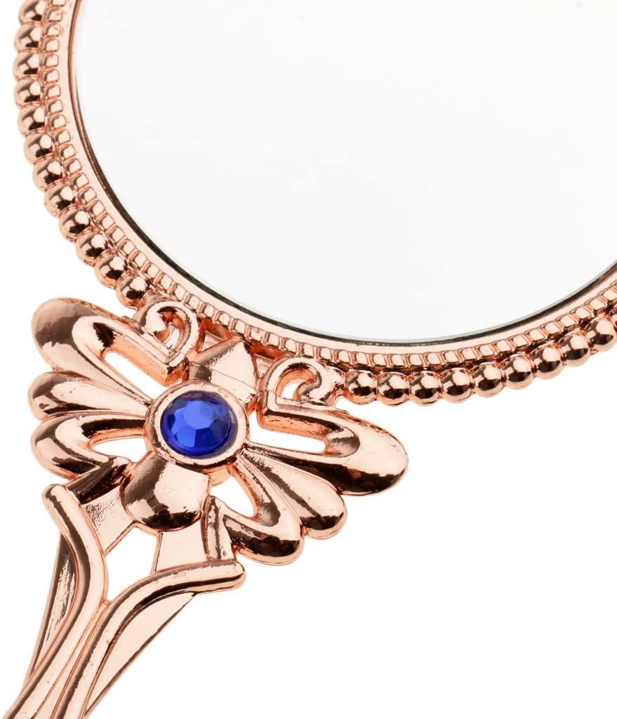 Vintage Style Handheld Mirror for Travel Makeup - Beauty Cosmetic ...