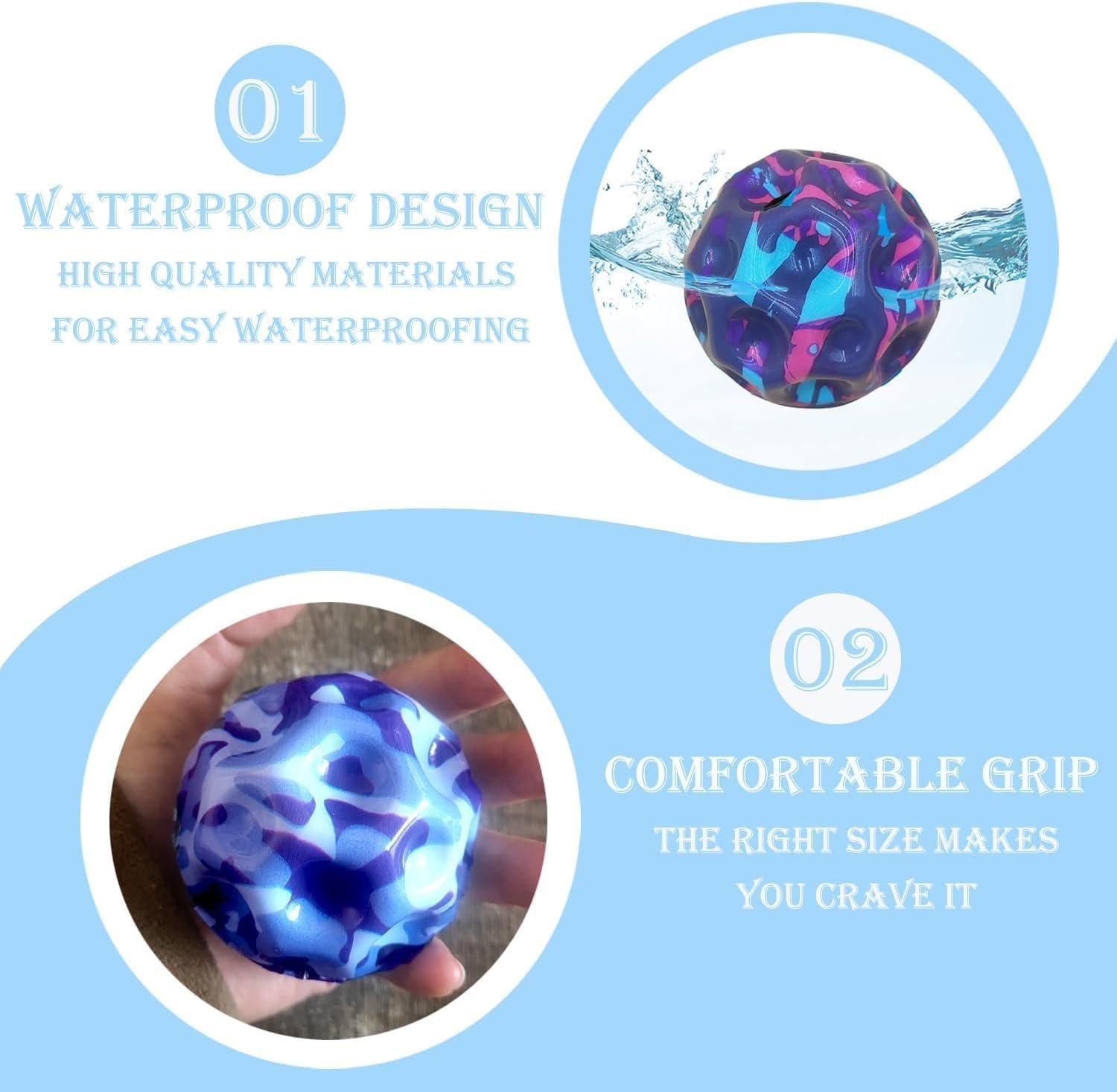 Buy 4-Piece Astro Jump Balls - High Bounce Moon Balls & Bouncy Toys for ...