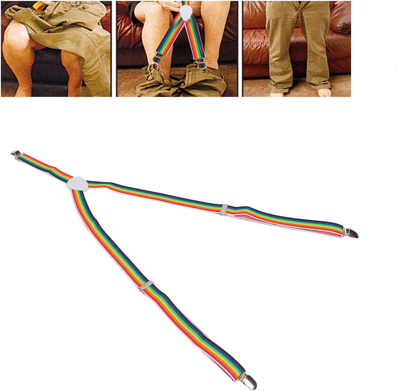 Adjustable Rainbow Striped Pants Aid Belt for Disabled & Elderly | Easy ...
