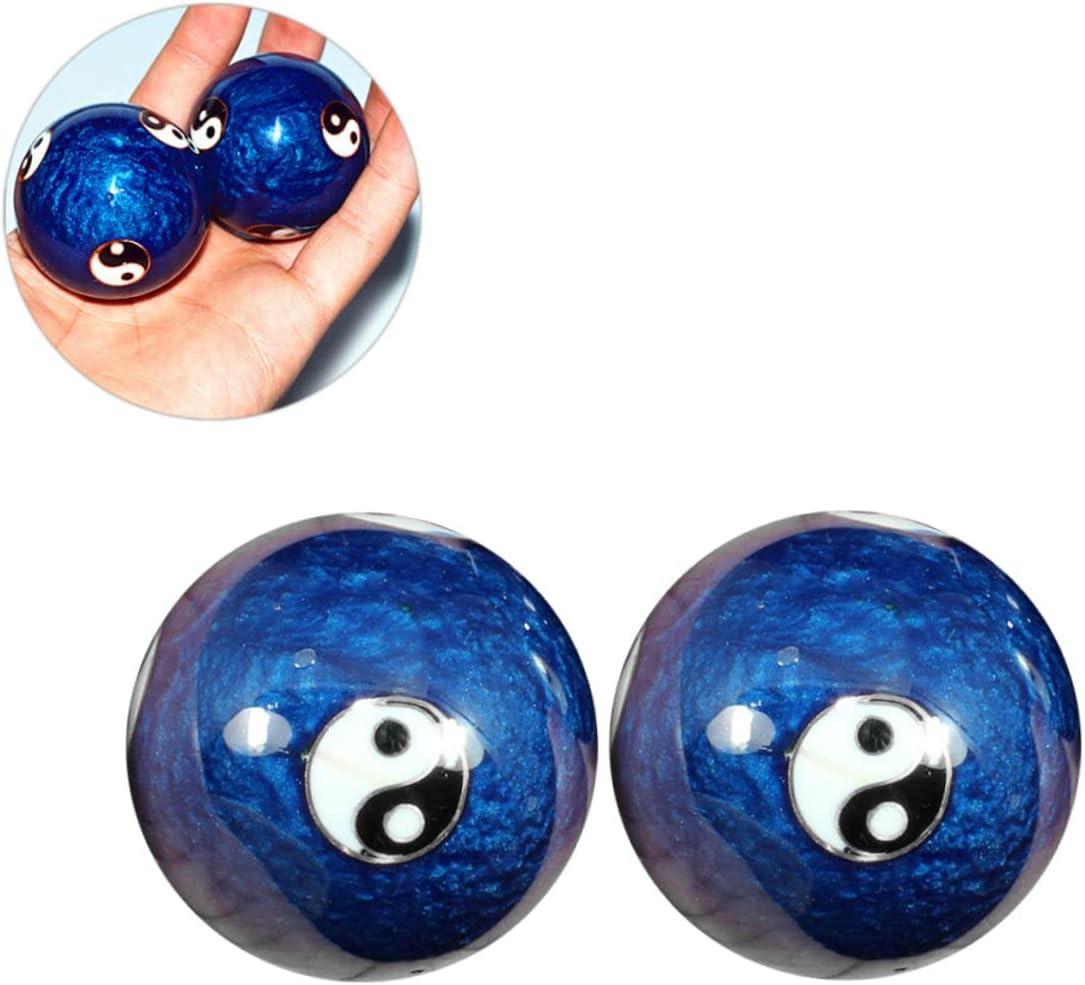 Lurrose Blue Enamel Gymnastics & Hand Massage Balls - Traditional ...
