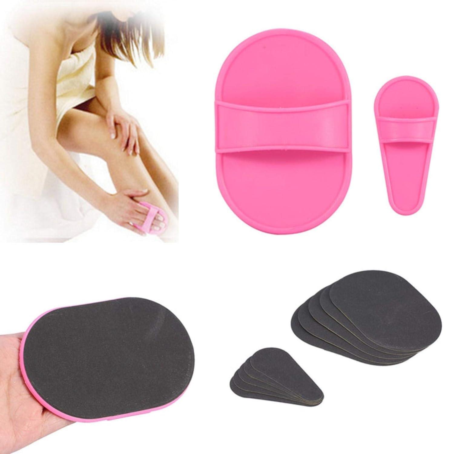 Hair Removal Pads - Portable Body Depilation Tool Set for Legs ...
