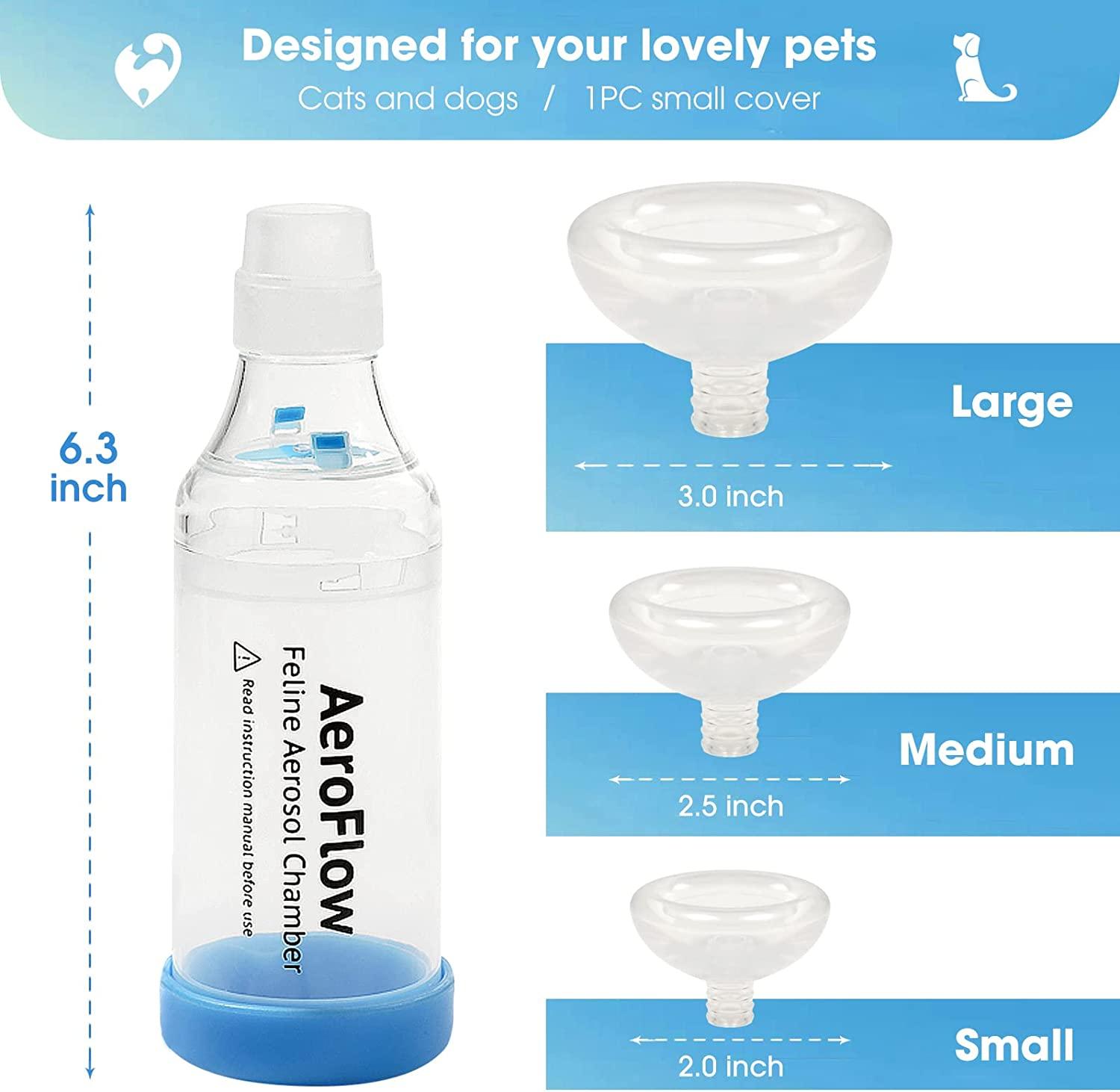 CANACK Pet Aerosol Chamber Inhaler Spacer for Cats and Dogs ...