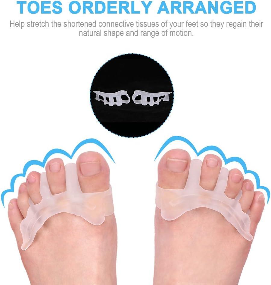 FILFEEL Gel Toe Separator Spacers - Bunion Corrector for Men and Women ...