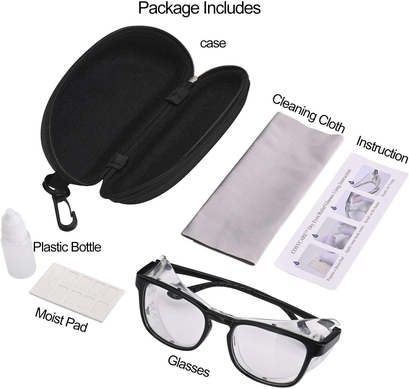 Hydrating Dry Eyes Glasses Soft Silicone Moisture Chambers ...