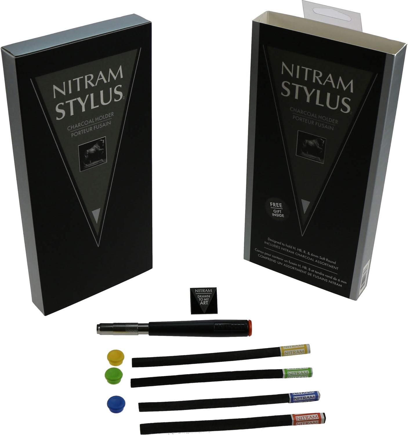 Nitram 700334 Charcoal - Premium Artist Charcoal for Professional Drawing and Sketching | Buy ...