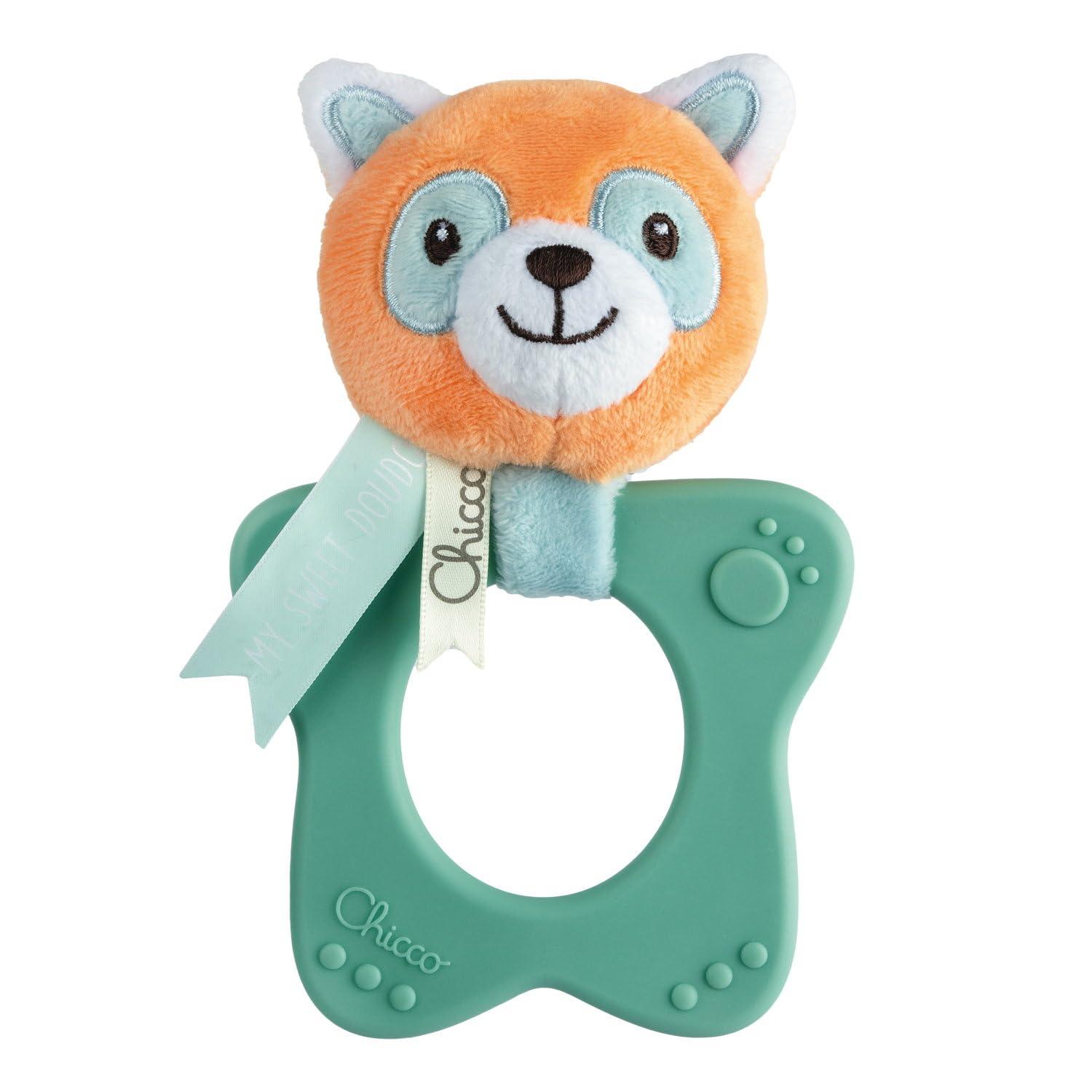 Chicco My Sweet Doudou Panda Red Toy | Soft & Grippable Teething Relief ...