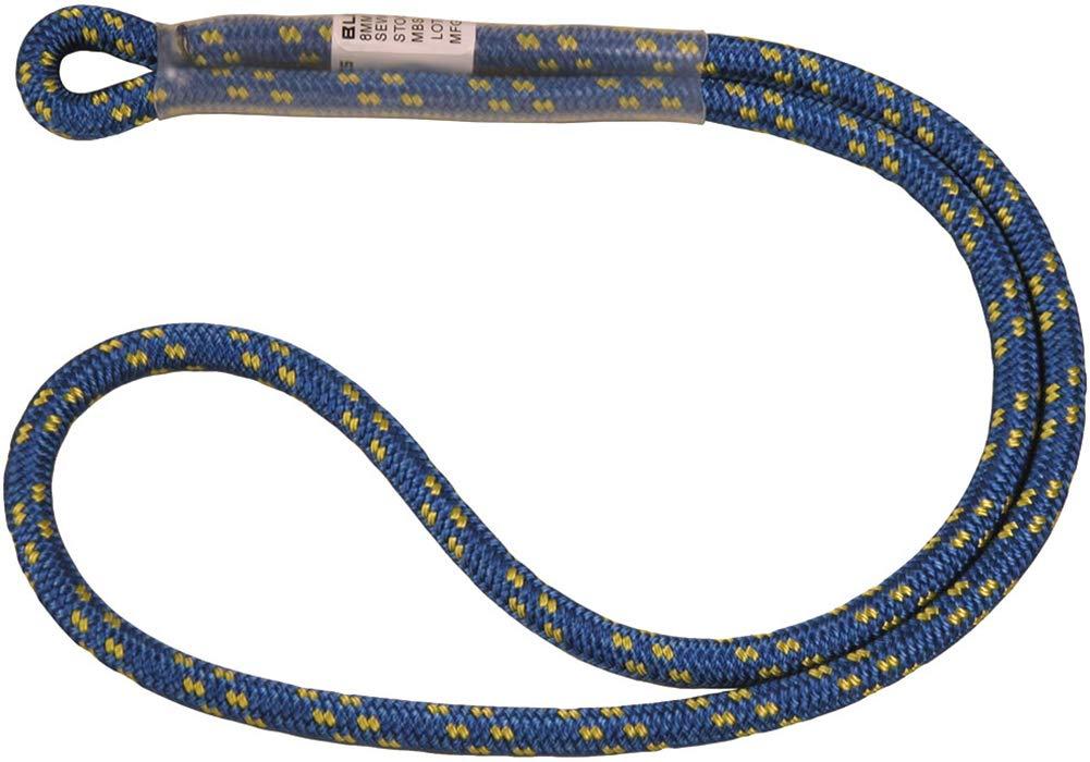 BlueWater 8mm Dynamic Sewn Prusik Loop - Blue (24) | Premium Climbing ...
